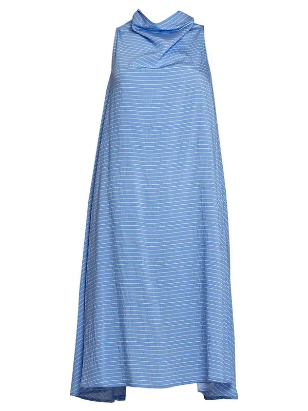 BIANCA POPP Striped Midi Dress - Blue/white
