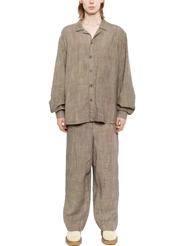 BIEK VERSTAPPEN Plaid Shirt - Neutrals