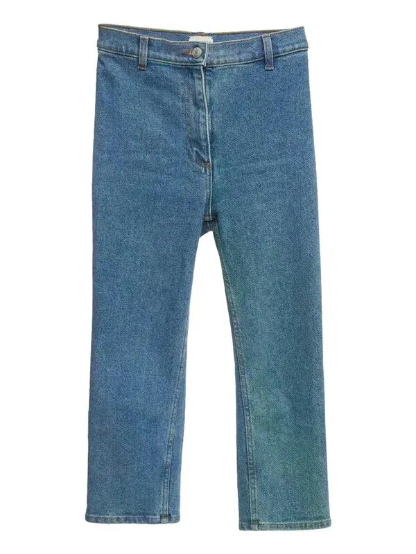 Magda Butrym Cropped Jeans - Blue