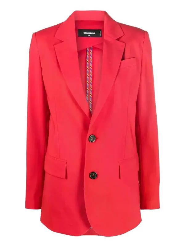 Dsquared2 Single-breasted Blazer - Red