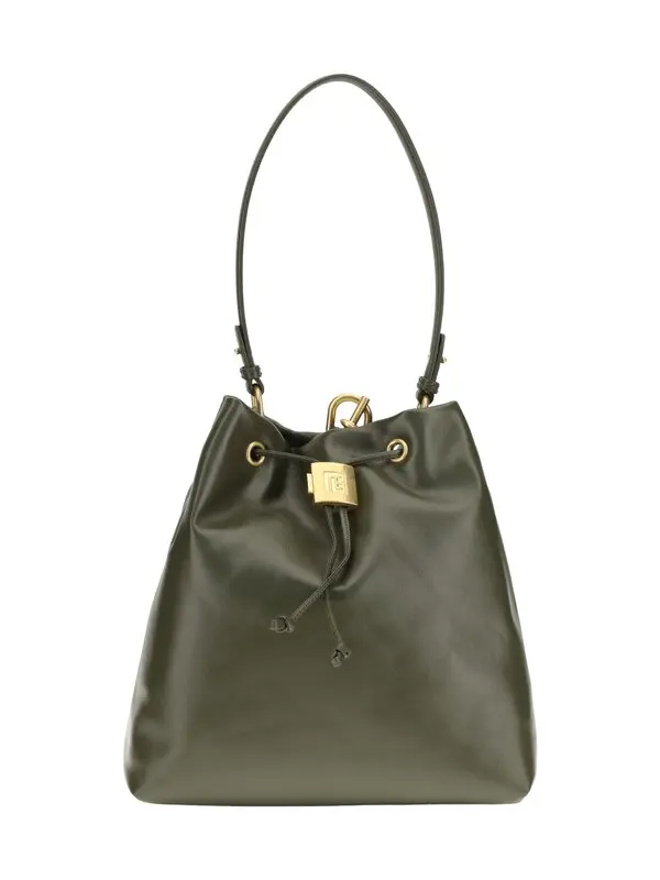 Balmain Pulse Calfskin Backpack - Green