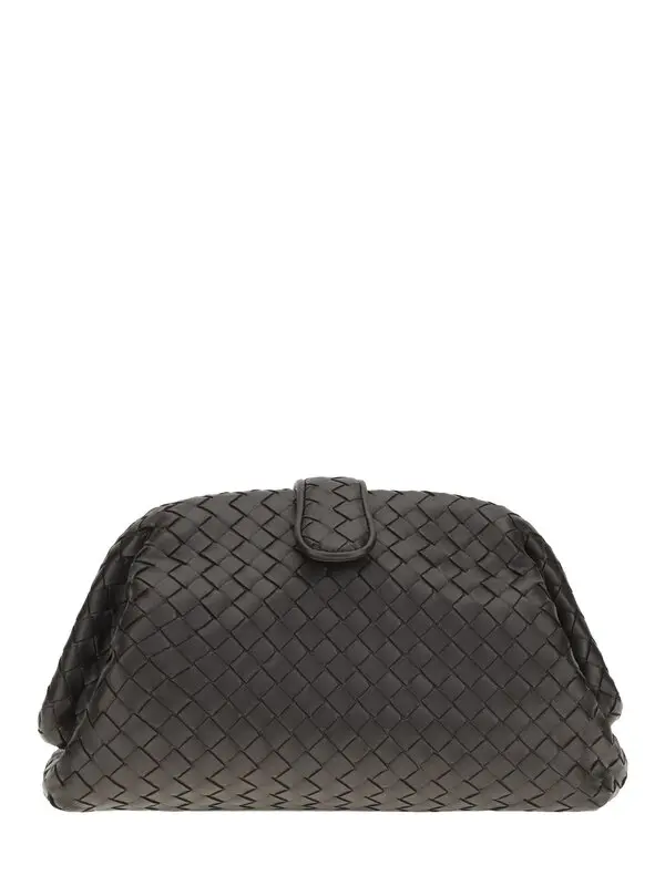 Bottega Veneta Small Lauren 1980 Clutch - Brown