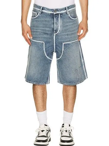 Amiri Ma Denim Carpenter Short - Pacific