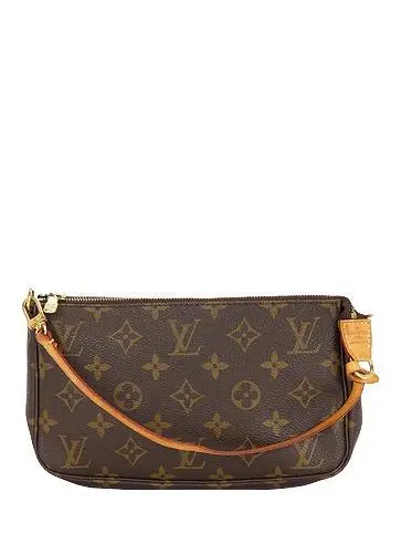 LOUIS VUITTON Monogram Pochette Accessoires Shoulder Bag - Brown