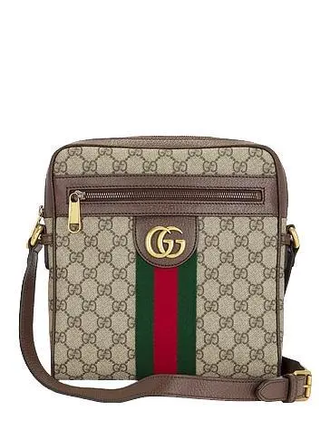 Gucci Ophidia Shoulder Bag - Brown
