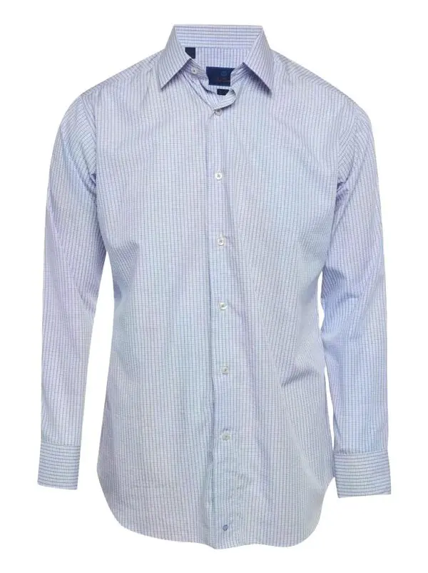 A BATHING APE Plaid Poplin Shirt - Blue