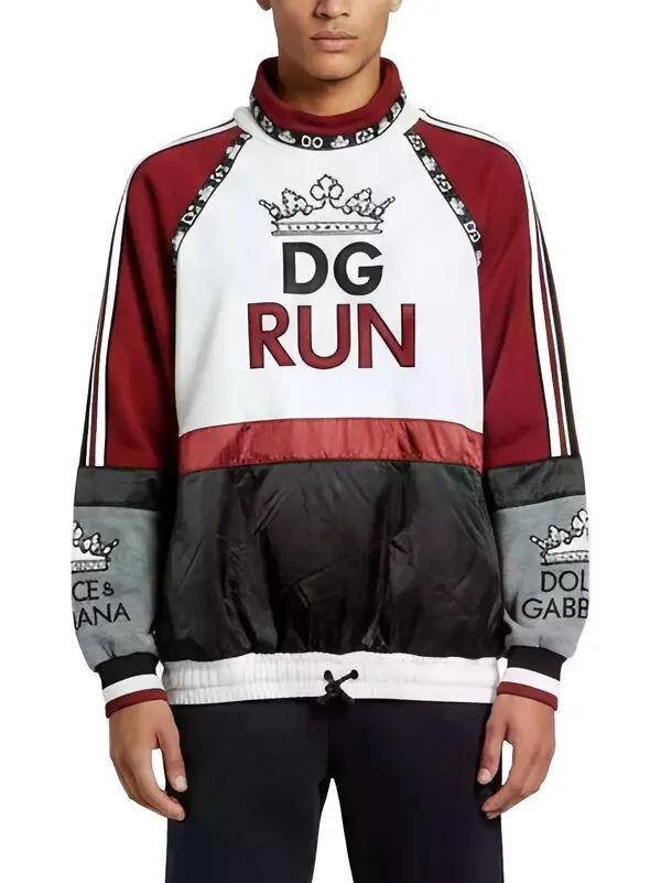 D&G PREOWNED Long Sleeve Turtleneck Sweatshirt - Red