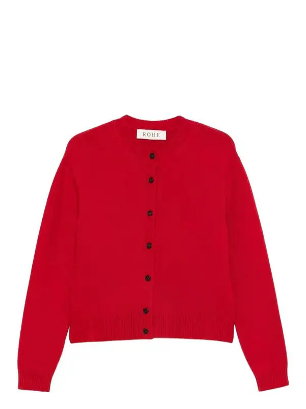 RÓHE Classic Cardigan - Red