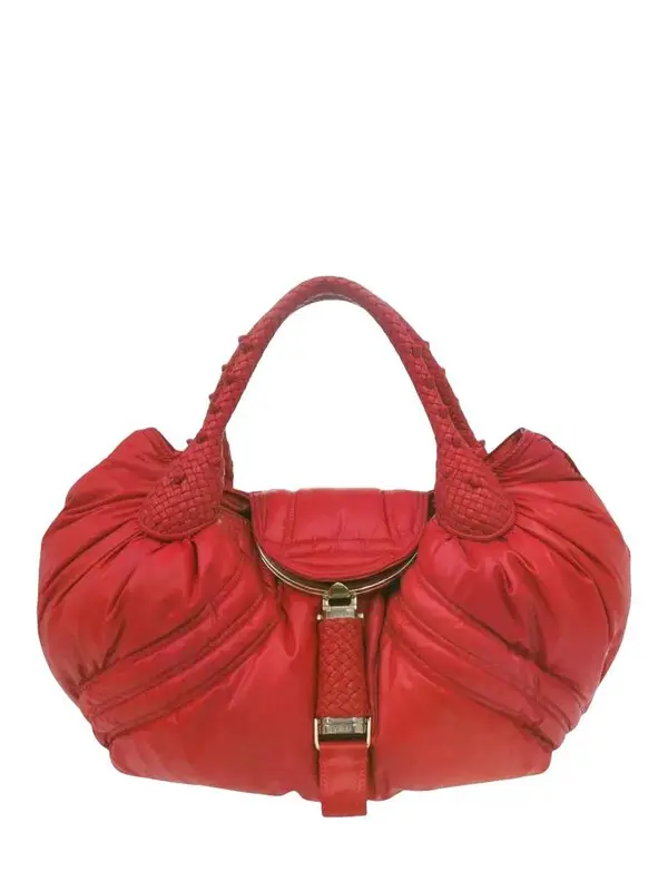 Fendi Moncler Puffer Spy Handbag - Red
