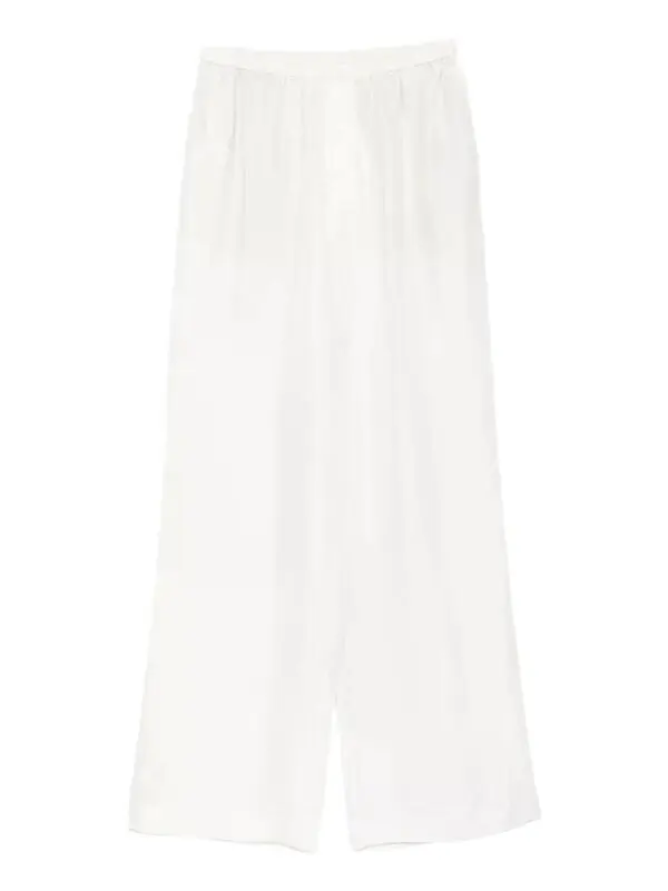 RÓHE Silk Satin Trousers - Neutrals