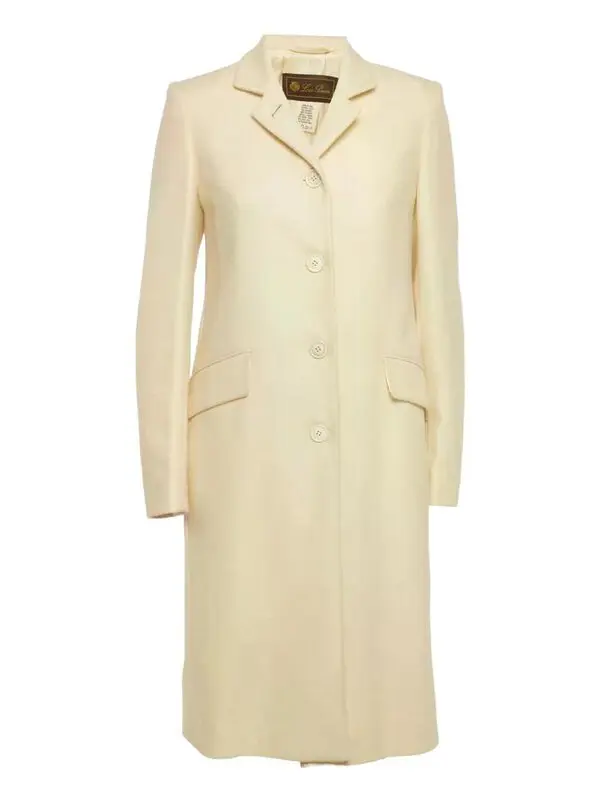 Loro Piana Textured Cashmere Coat - Neutrals