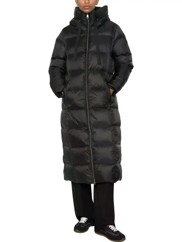 SERGIO MORETTI FIRENZE Padded Hooded Jacket - Black