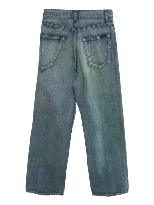 Saint Laurent High-rise Regular-fit Jeans - Blue