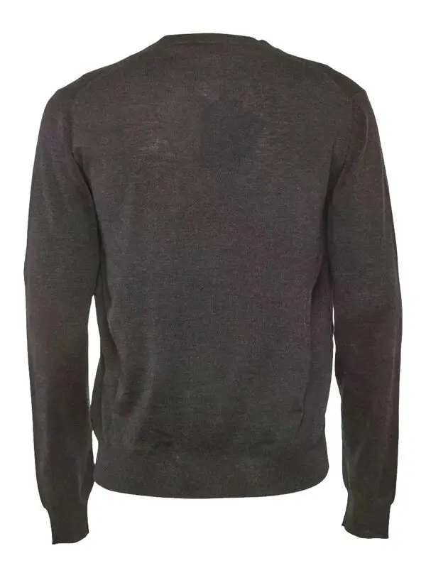 Prada V-neck Button-front Cardigan - Grey