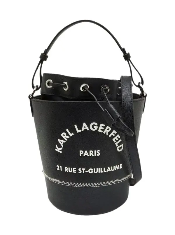 Karl Lagerfeld Rue St-guillaume Bucket Bag - Black