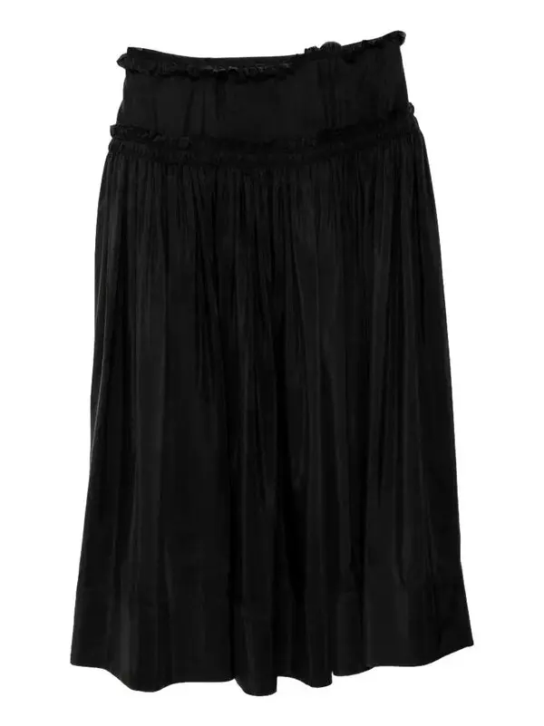ANN DEMEULEMEESTER Ariel Midi Skirt - Black