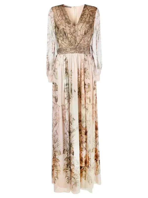 Alberta Ferretti Evening Dress - Pink