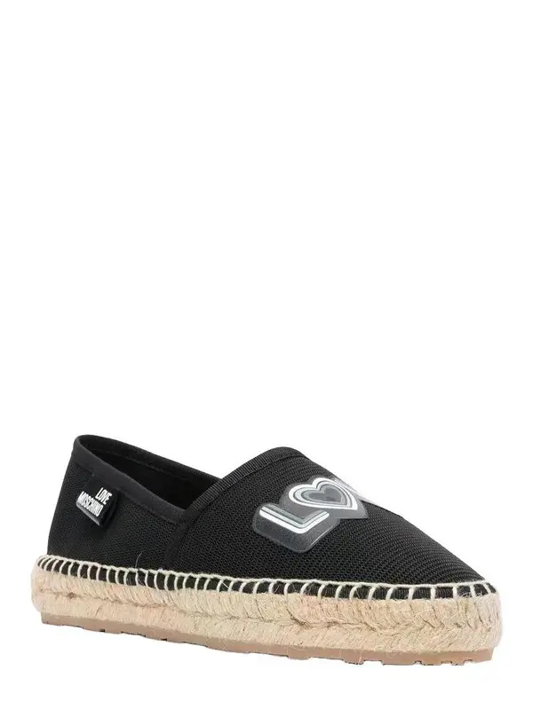 Moschino Printed Espadrilles - Black