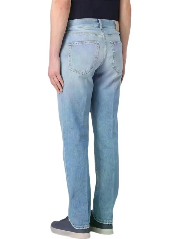 PT TORINO Faded Effect Straight-leg Jeans - Blue