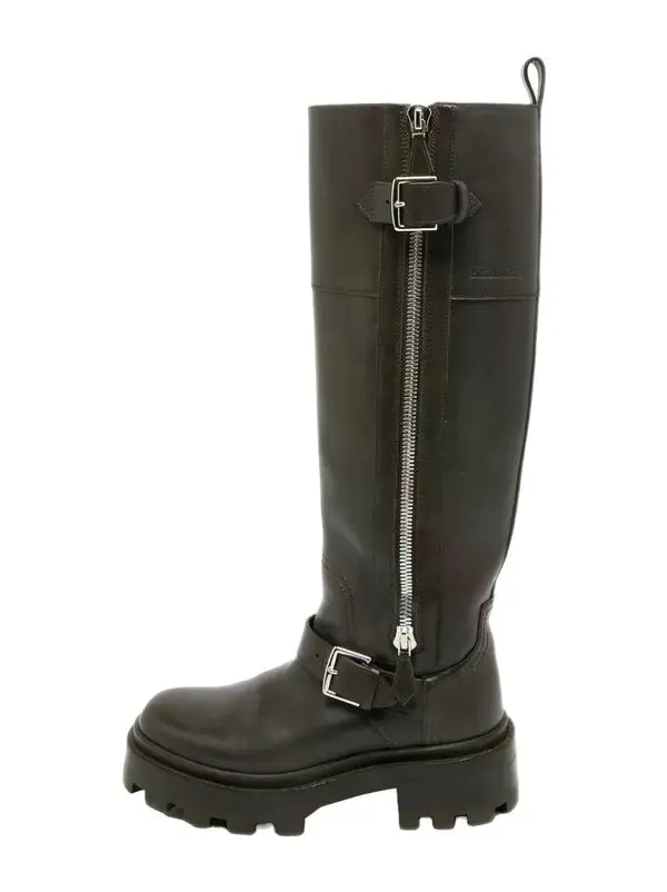 Hermès Jaime Biker Boots - Brown