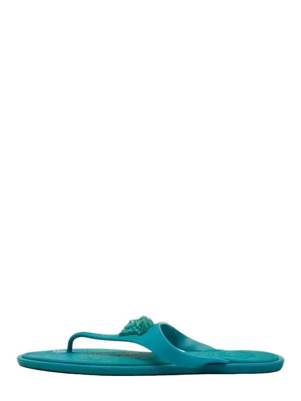 Versace La Medusa Thong Sandals - Blue