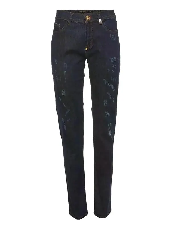 Philipp Plein Embellished Jeans - Blue