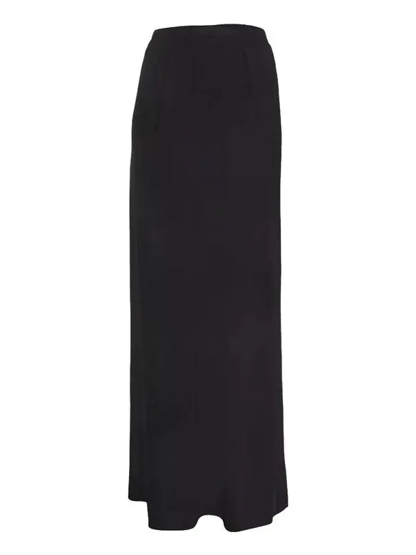 Roberto Cavalli Pleated Paneled Maxi Skirt - Black