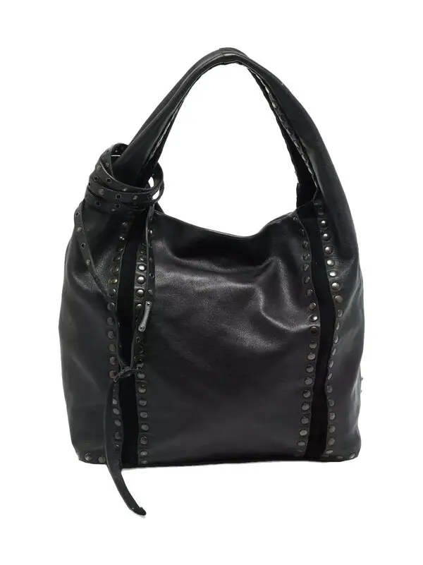 JIMMY CHOO Saba Stud-embellished Tote Bag - Black