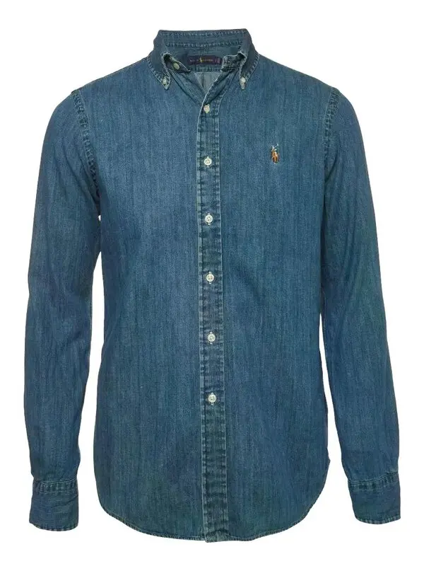 Ralph Lauren Buttoned Denim Shirt - Blue