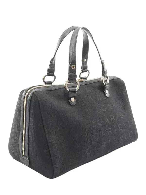 BVLGARI Logomania Boston Bag - Black