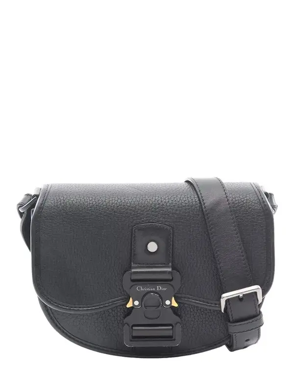 Dior Gallop Mini Leather Crossbody Bag - Black