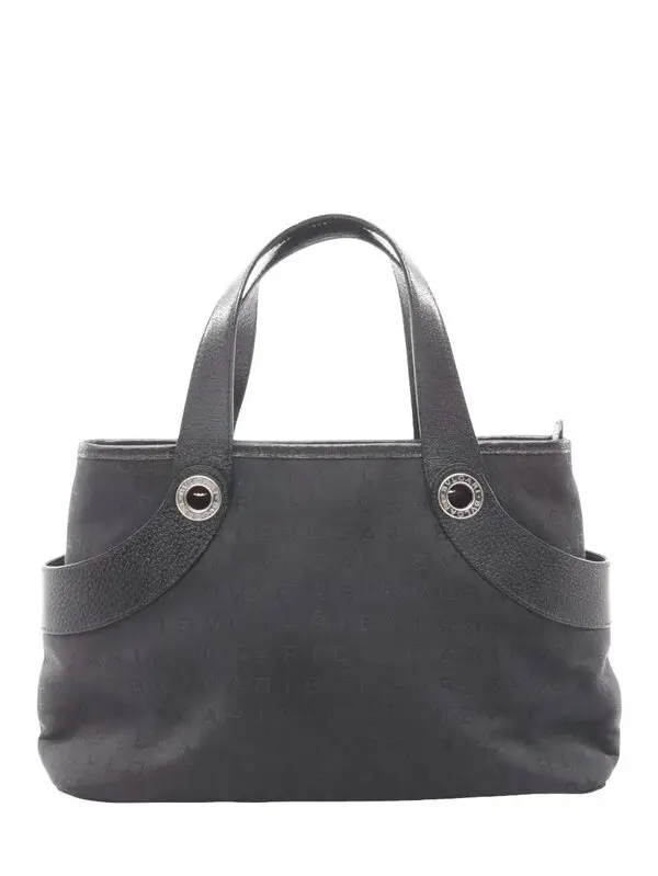 BVLGARI Logomania Canvas Handbag - Black