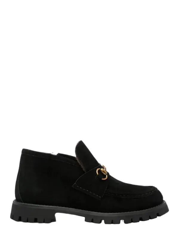 SERGIO MORETTI FIRENZE Horsebit Boots - Black