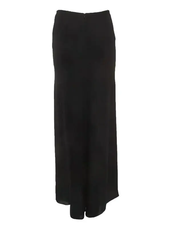 Valentino Garavani Crepe Maxi Skirt - Black