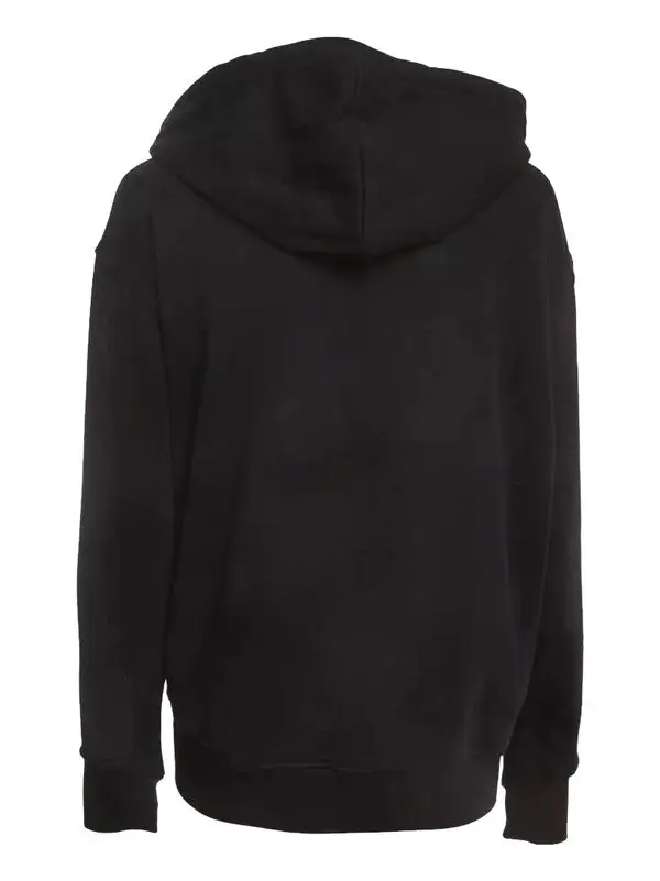 Moschino Embroidered Hoodie - Black