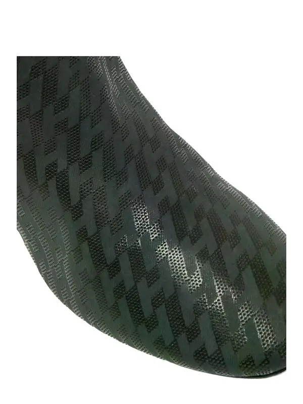 Hermès H Logo Knee-high Boots - Black