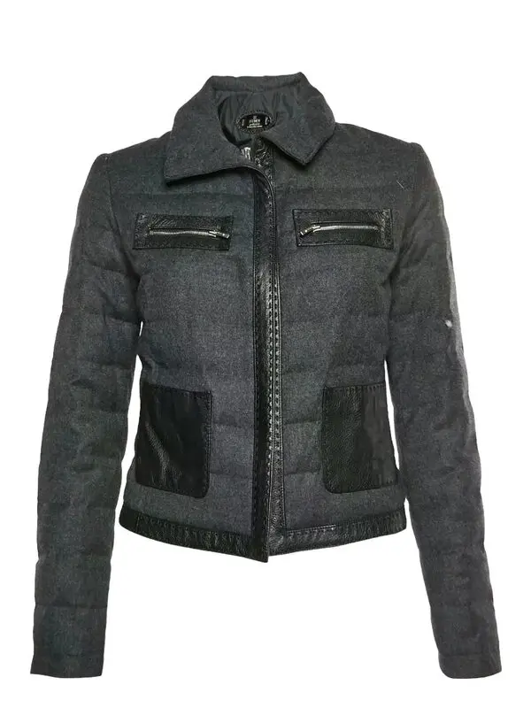 Fendi Selleria Quilted Jacket - Grey