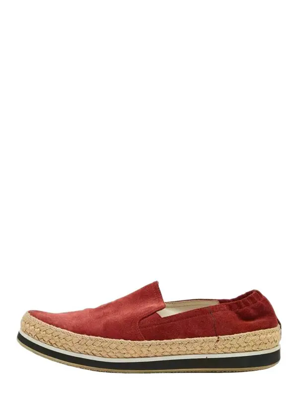 Prada Suede Espadrilles - Red