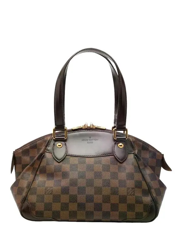LOUIS VUITTON Damier Ebene Verona Pm Handbag - Brown