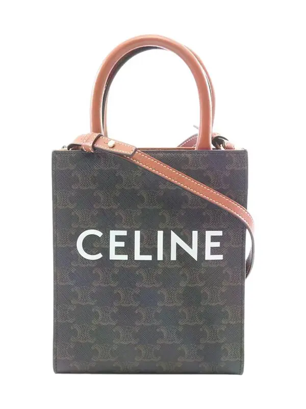 Celine Mini Vertical Cabas Satchel - Brown