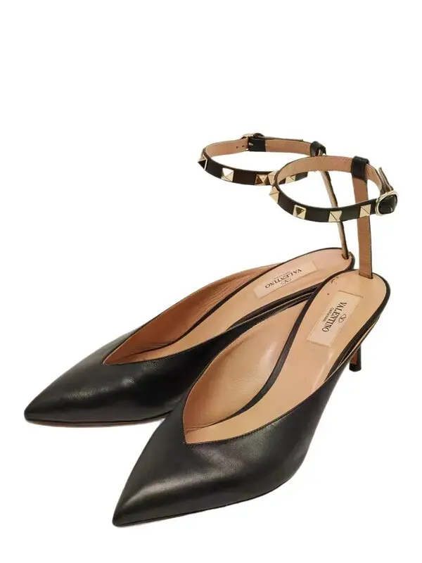 Valentino Garavani Rockstud Hyper Ankle Strap Pumps - Black