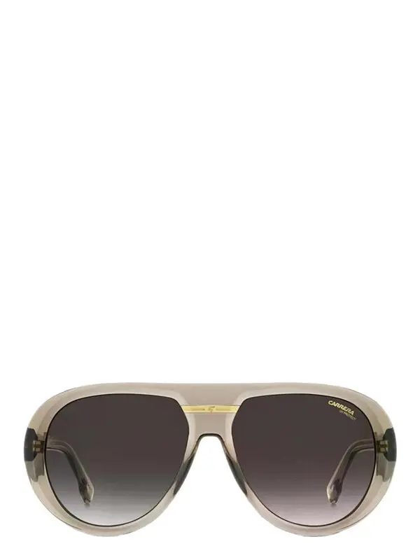 Carrera Eyewear Pilot Sunglasses With Tinted Lenses And Gold-tone Hardware - Grey