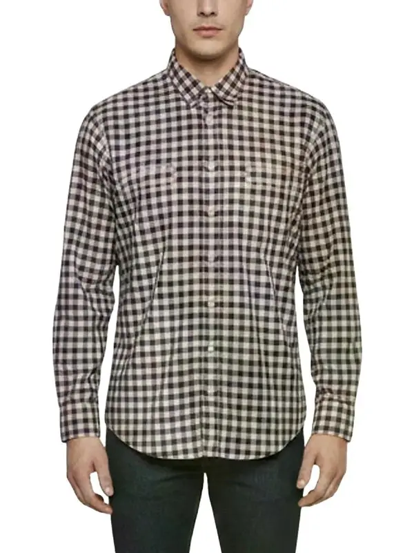 BOSS Checked-pattern Shirt - Blue