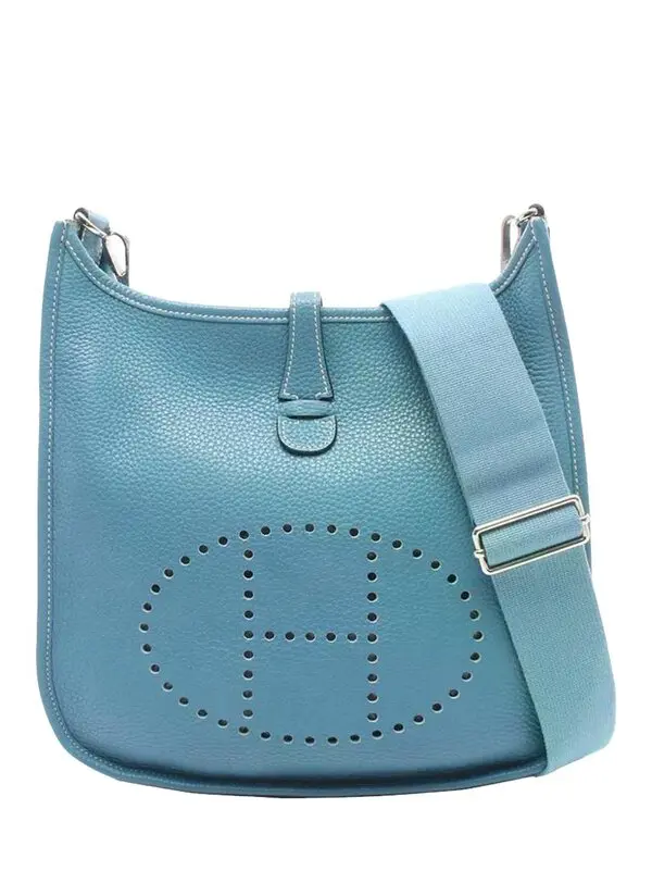 Hermès Clemence Evelyne Pm Bag - Blue
