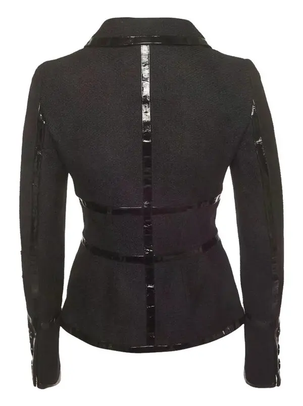 Escada Front Button Jacket - Black