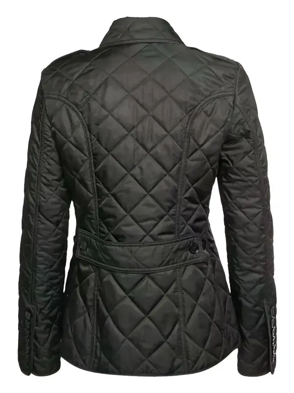 Burberry Diamond Quilted Jacket - Grey