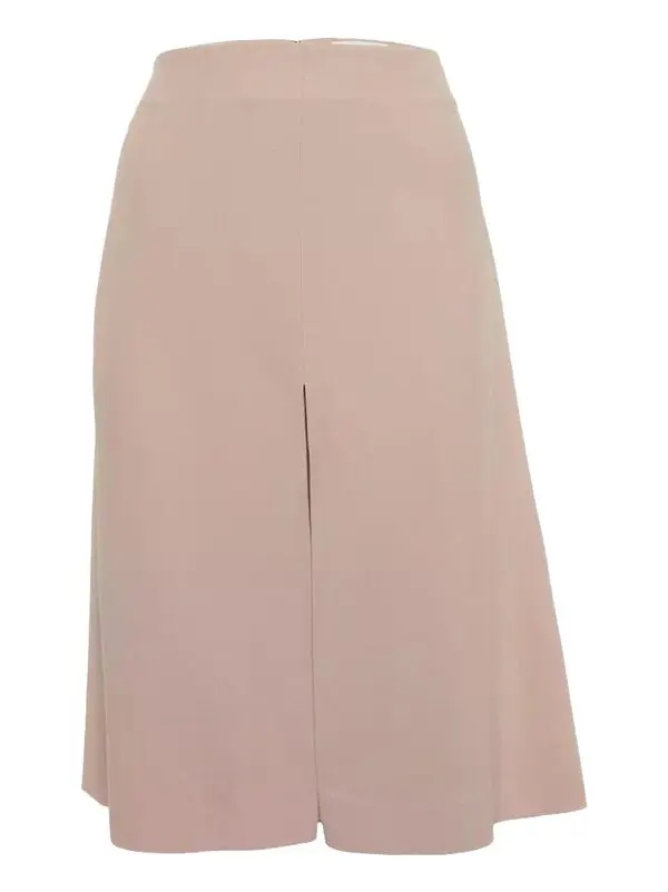 Chloé A-line Crepe Mini Skirt - Neutrals