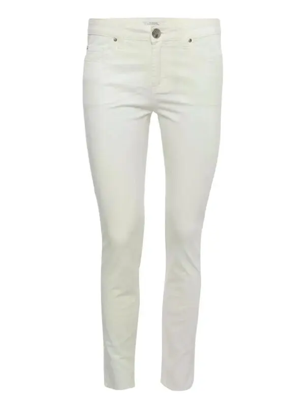 Versace Medusa Studded Slim-fit Jeans - Neutrals