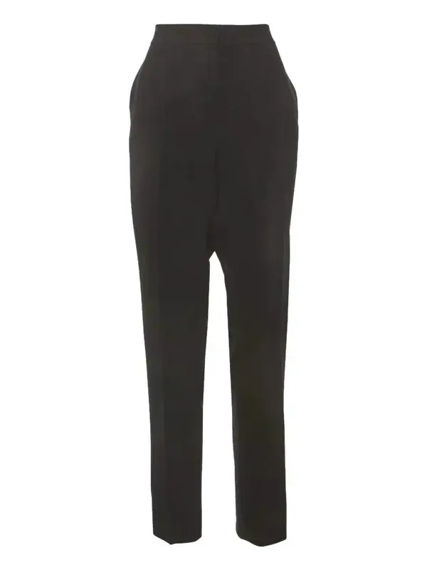 Carolina Herrera Crepe Tailored Trousers - Black