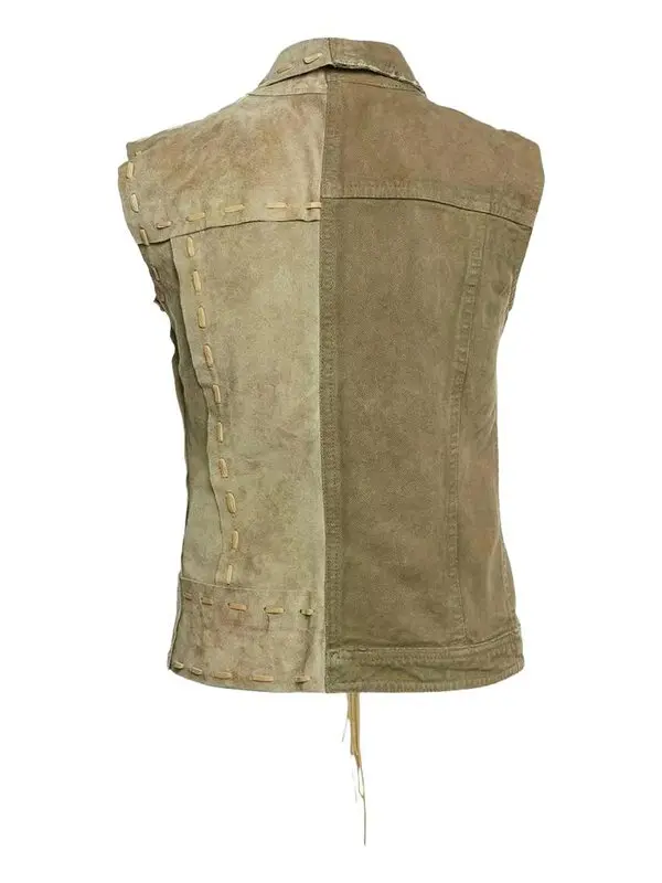 Dolce & Gabbana Fringed Suede Vest - Neutrals